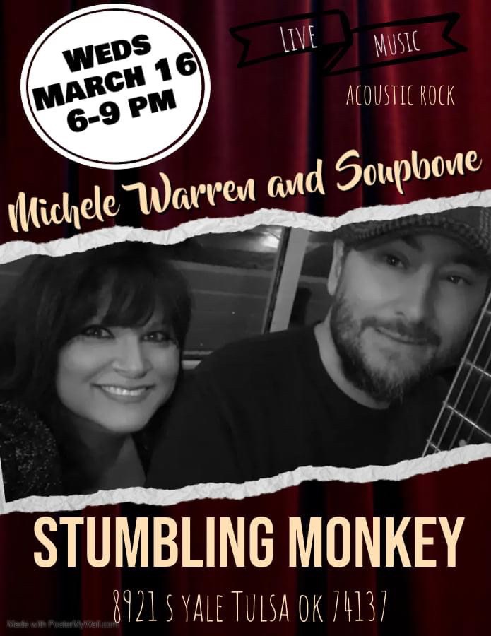 Wednesday, March 16 at Stumbling Monkey – Michele Warren Music